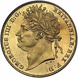 Half Sovereign from 1823 - UNITED KINGDOM 1820-30 - George IV - The ...