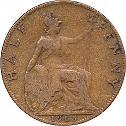 Halfpenny from 1905 - UNITED KINGDOM 1902-10 - Edward VII - The Coin ...