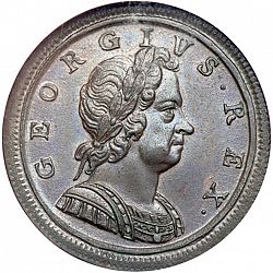 Halfpenny from 1719 - UNITED KINGDOM 1714-27 - George I - The Coin Database