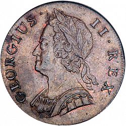 Halfpenny from 1740 - UNITED KINGDOM 1727-60 - George II - The Coin ...