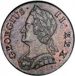 Halfpenny from 1742 - UNITED KINGDOM 1727-60 - George II - The Coin ...