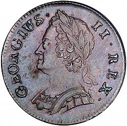 Halfpenny from 1743 - UNITED KINGDOM 1727-60 - George II - The Coin ...