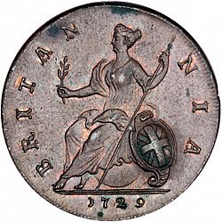 Halfpenny from 1729 - UNITED KINGDOM 1727-60 - George II - The Coin ...