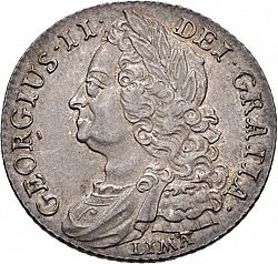 Shilling from 1745 - UNITED KINGDOM 1727-60 - George II - The Coin Database