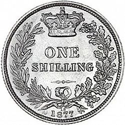 Shilling from 1877 - UNITED KINGDOM 1837-01 - Victoria - The Coin Database