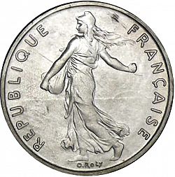 ½ Franc from 1979 - FRANCE 1959-2001 - Fifth Republic - The Coin Database