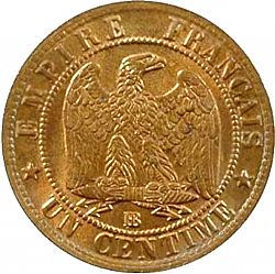1 Centime from 1862 - FRANCE 1852-1870 - Napoléon III - The Coin Database