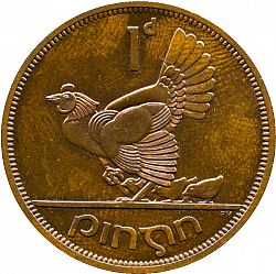 1d - Penny from 1950 - IRELAND 1938-70 - Eire - The Coin Database