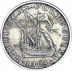 5 Escudos from 1964 - PORTUGAL 1910-01 - República - The Coin Database
