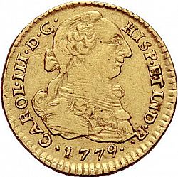 1 Escudo from 1779 - SPAIN 1759-88 - CARLOS III - The Coin Database