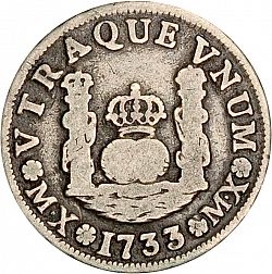 1 Real from 1733 - SPAIN 1700-46 - FELIPE V - The Coin Database