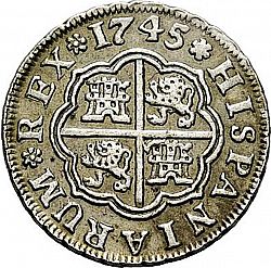 1 Real from 1745 - SPAIN 1700-46 - FELIPE V - The Coin Database