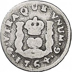 half Real from 1764 - SPAIN 1759-88 - CARLOS III - The Coin Database