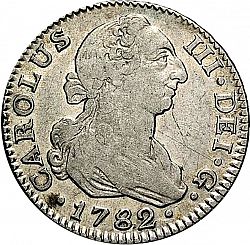 2 Reales from 1782 - SPAIN 1759-88 - CARLOS III - The Coin Database