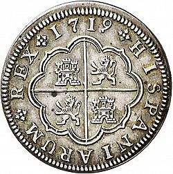 2 Reales from 1719 - SPAIN 1700-46 - FELIPE V - The Coin Database
