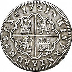 2 Reales from 1721 - SPAIN 1700-46 - FELIPE V - The Coin Database