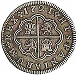 2 Reales from 1721 - SPAIN 1700-46 - FELIPE V - The Coin Database