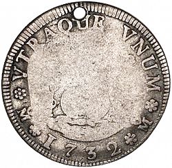 2 Reales from 1732 - SPAIN 1700-46 - FELIPE V - The Coin Database