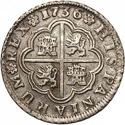 2 Reales from 1736 - SPAIN 1700-46 - FELIPE V - The Coin Database