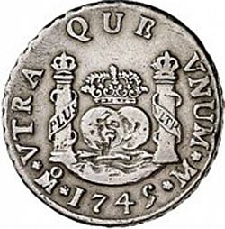 2 Reales from 1745 - SPAIN 1700-46 - FELIPE V - The Coin Database