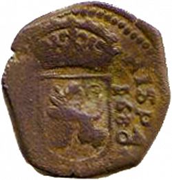 2 Maravedies from 1680 - SPAIN 1665-00 - CARLOS II - The Coin Database