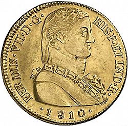 8 Escudos from 1810 - SPAIN 1808-33 - FERNANDO VII - The Coin Database