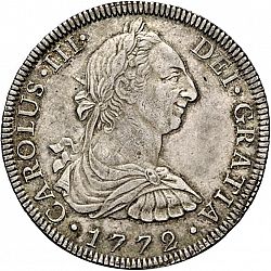 8 Reales from 1772 - SPAIN 1759-88 - CARLOS III - The Coin Database