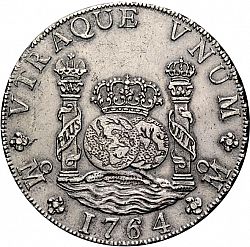 8 Reales from 1764 - SPAIN 1759-88 - CARLOS III - The Coin Database