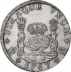 8 Reales from 1767 - SPAIN 1759-88 - CARLOS III - The Coin Database