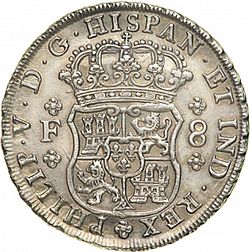 8 Reales from 1733 - SPAIN 1700-46 - FELIPE V - The Coin Database