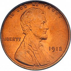 1 cent from year 1912 - UNITED STATES Lincoln coin - The Coin Database